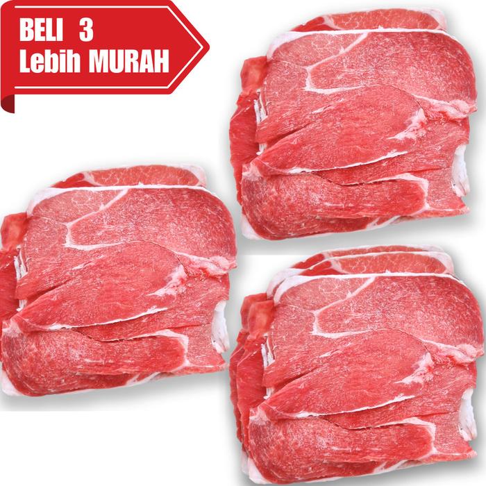Jual Daging Paha Kambing /Domba Muda AUS Lamb Leg Boneless Slice 2mm ...