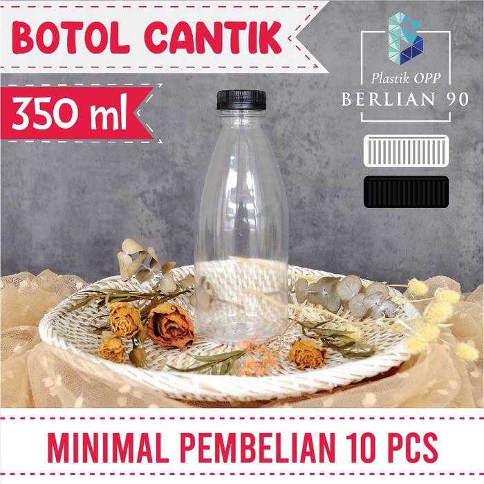 Jual Botol Cantik 350 ml Botol Plastik Cantik 14 gram ecer - TutupHitam ...
