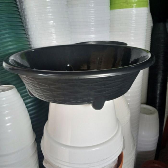 Jual pot plastik ceper bonsai adenium warna hitam / pot bonsai 06 hitam ...