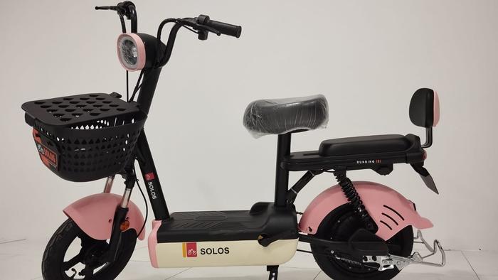 Jual Sepeda Listrik Solos SG-10 Moped Electric Bike Model Stylish Garansi - Jakarta Selatan ...