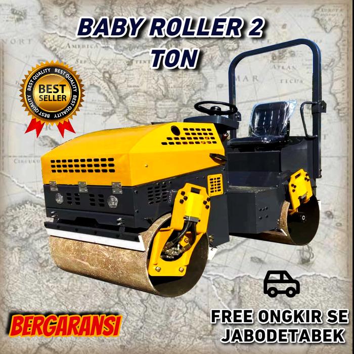 Jual Baby Roller 2 Ton Diesel Double Drum/Mesin Pemadat YDL- S1000 ...
