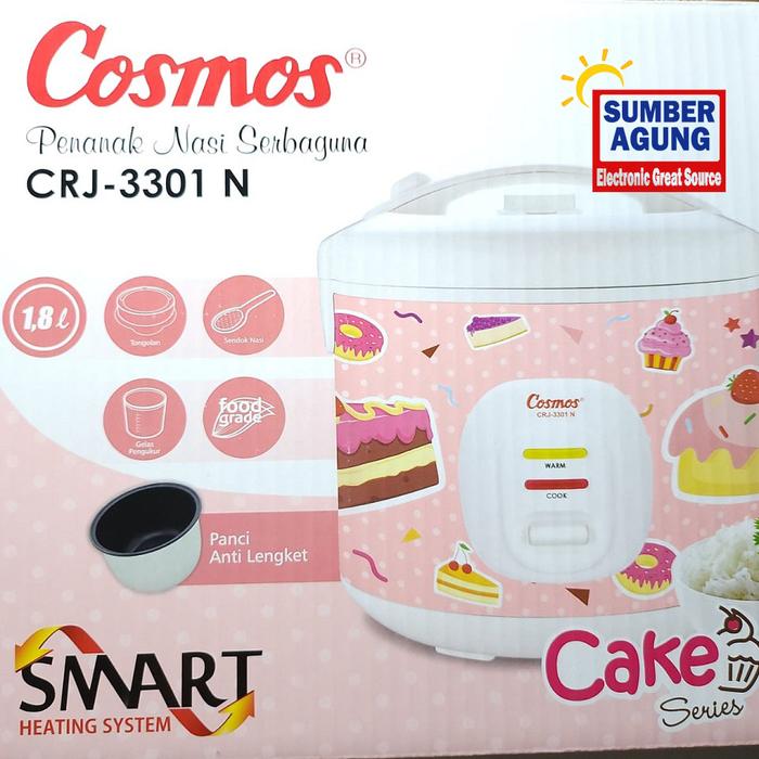 Jual Cosmos CRJ3301N CRJ3301 3301 Penanak Nasi Serbaguna Cake Rice ...