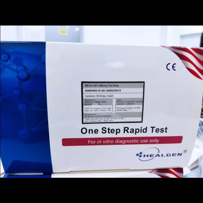 Jual HBsAg strip healgen | Alat tes HBsAg strip| Rapid test hbsag strip ...