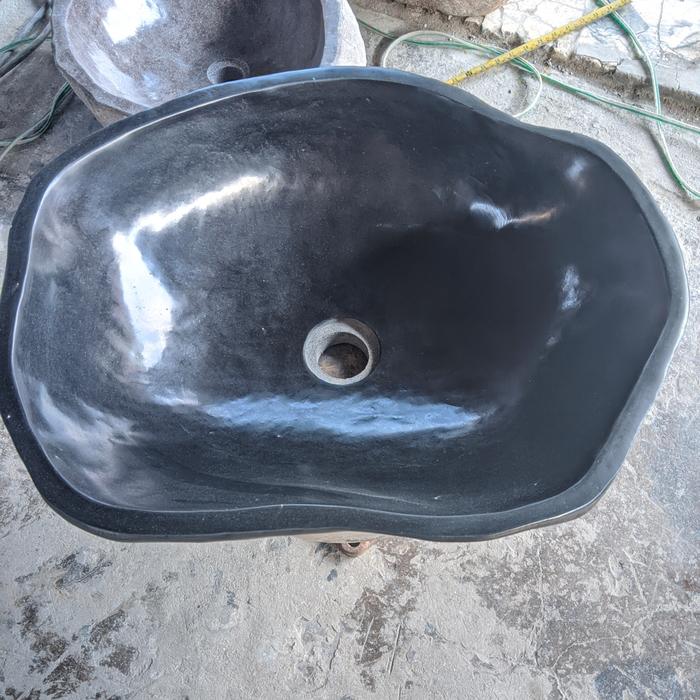 Jual Wastafel batu sungai | Washtafel river stone | Wastafel batu alam ...