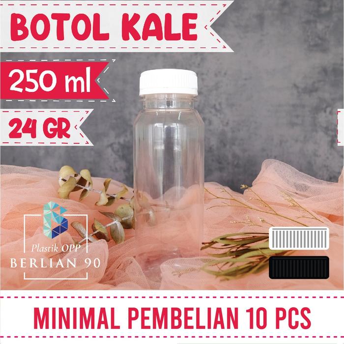 Promo Botol Kale 24gr 250ml / Botol Kopi 250ml / Botol Plastik Tebal ...