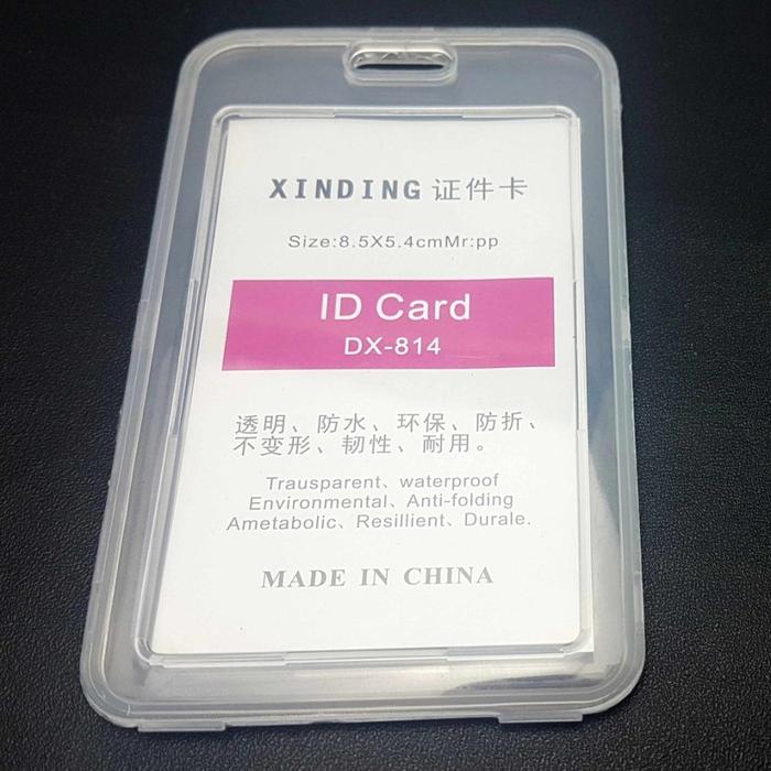 Jual Tempat Id Card Holder Bening 2 Sisi Frame Casing Id Card ...