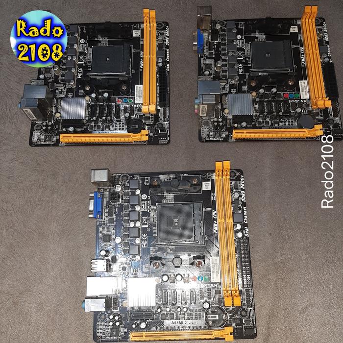 Jual Motherboard AMD Biostar A58ML2 Socket FM2 Rusak Tidak tampil Bios ...