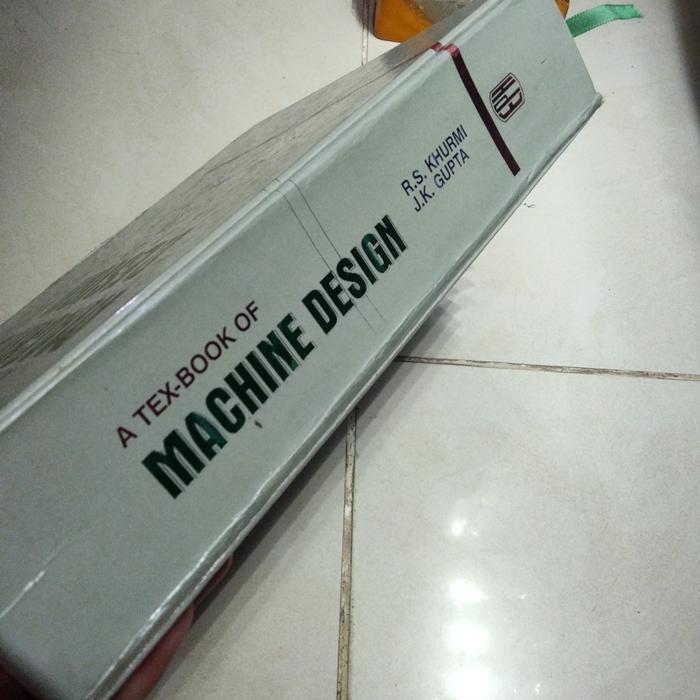 Jual A Tex - Book Of Machine Design R.s Khurmi, J.k.gupta Di Seller ...