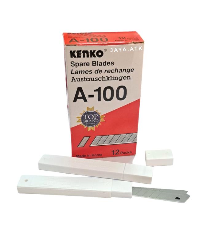 Jual CUTTER REFILL ISI A100 A-100 KENKO ISI KATER A300 KECIL TUBE ISI 5 ...