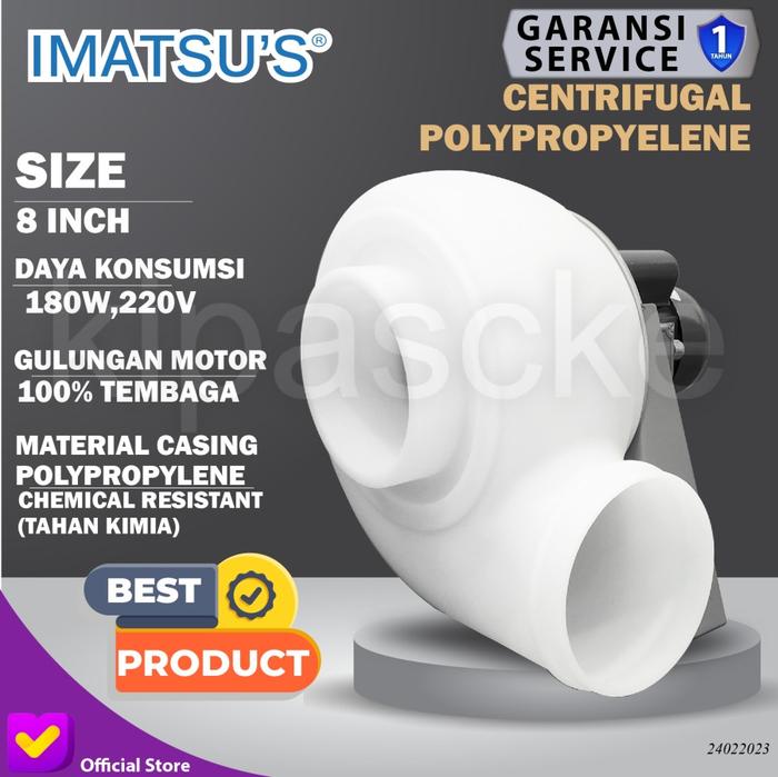 Jual Centrifugal Fan 8 Inch 220v Blower Plastik PP 200 Blower Lemari ...