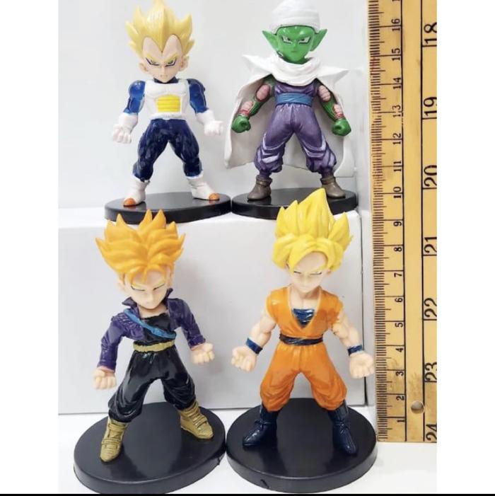 Jual Action Figure Dragon Ball Super Set isi 4 Trunks Black Goku ...