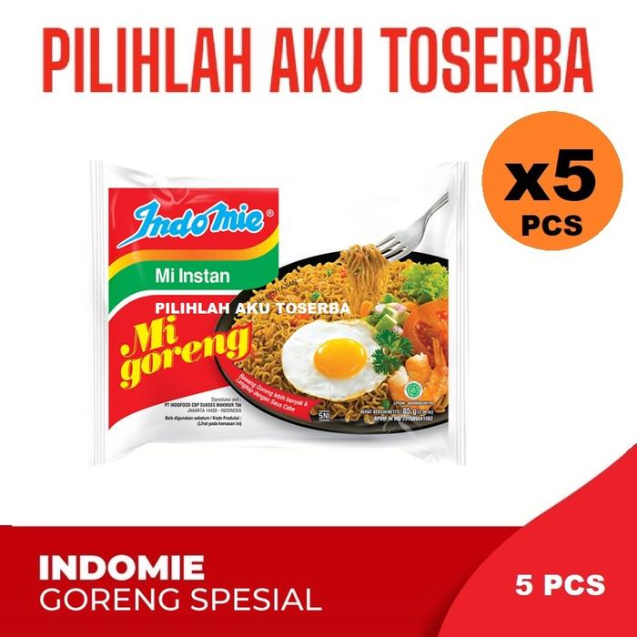 Jual Mie Instant INDOMIE GORENG SPESIAL - ( HARGA 5 PCS ) - Jakarta ...