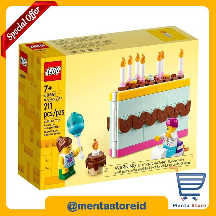 Jual LEGO Seasonal 40641 Birthday Cake - Kab. Tangerang - Menta Store ...