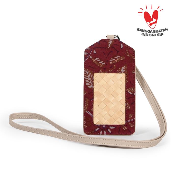 Jual DU ANYAM - Lanyard - Anyaman - Bidara ID Tag Batik - Pelode ...