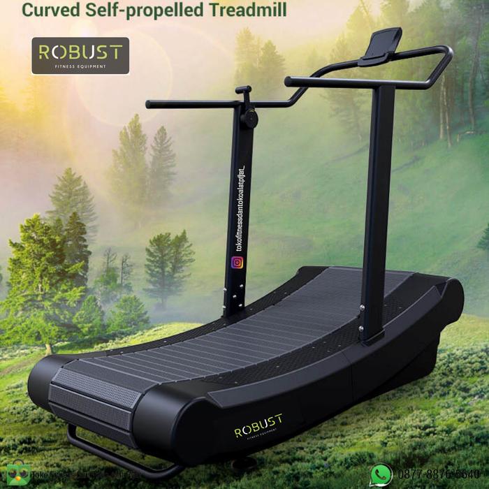 Jual ROBUST FITNESS CURVE Y600A / MANUAL TREADMILL/ COMMERCIAL GRADE ...