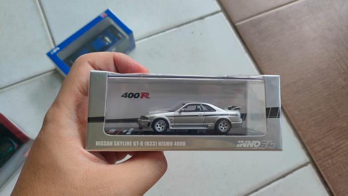 Jual INNO64 - Nissan Skyline GT-R (R33) Nismo 400R - Sonic Silver ...