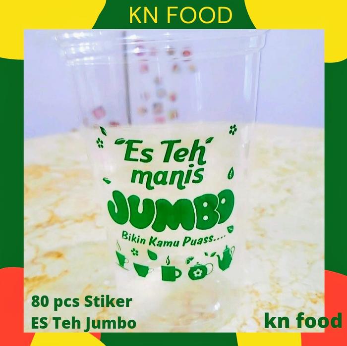Jual Stiker transparan kata kata Cup minuman / botol minuman / stiker ...