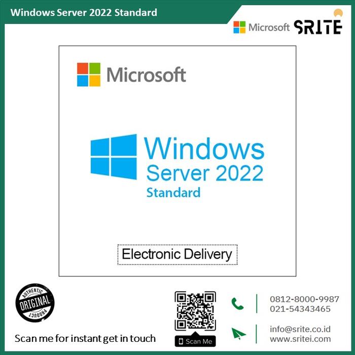 Jual Windows Server 2022 Standard - 16 Core License Pack DG7GMGF0D5RK ...