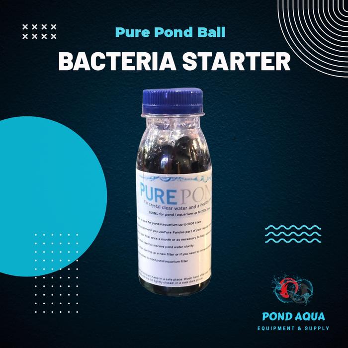 Jual Bacteria Starter Pure Pond Ball Crystal Bakteri Filter Repack ...