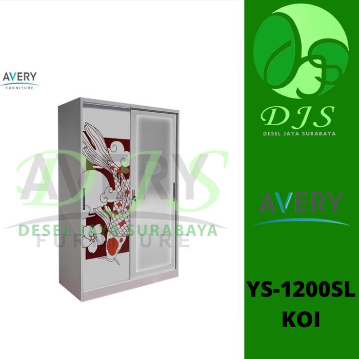 Jual Lemari Baju Besi Sliding - Lemari Besi- Lemari Pakaian YS-1200L KOI - Kota Surabaya - DESEL ...
