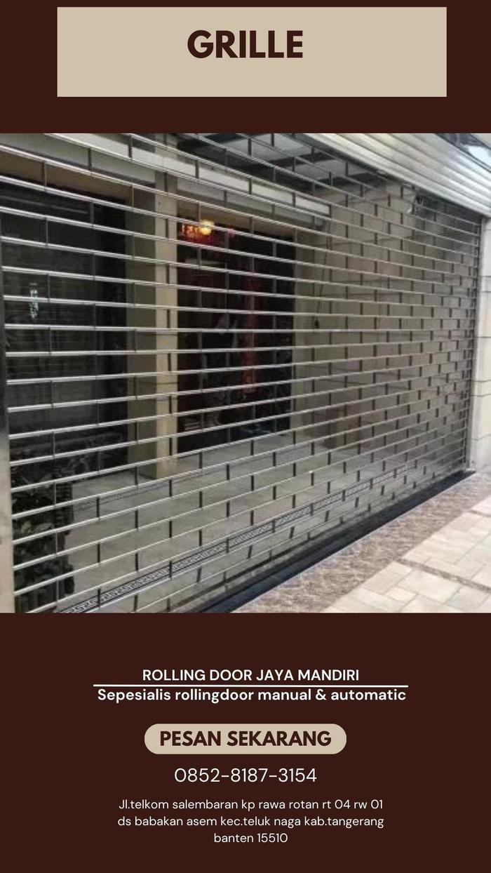 Jual Pintu Grille Rolling Door Berkualitas - Kab. Tangerang ...
