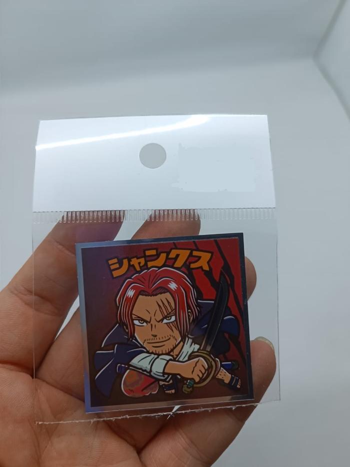 Jual One Piece Red Haired Shanks Pirates Sticker Japan Original Limited ...