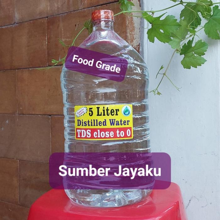 Jual Aquades / Akuades / Aquadest / Air murni (H2O) air destilasi 5 ...