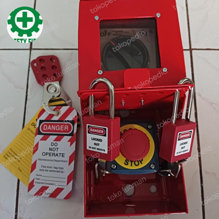 Jual loto box,56sw110,emergency stop,gembok 2,scisor 1,teks danger ...
