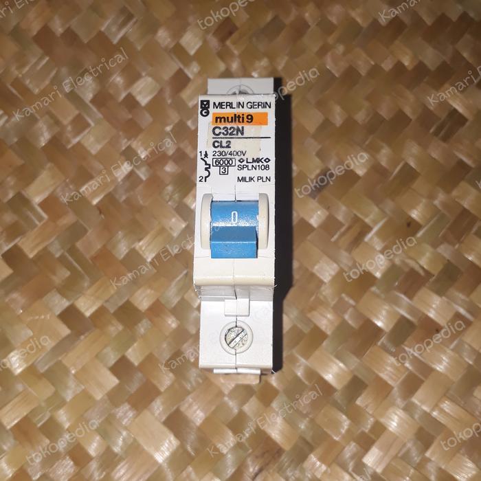 Jual MCB MERLIN GERIN C32N CL2 2A 1 Phase Original - Jakarta Pusat - Kamari Electrical | Tokopedia