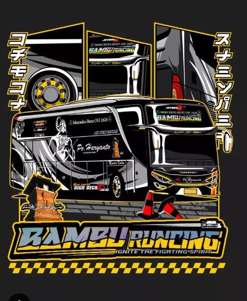 Jual Stiker Bus Mania Bus Artis Basuri Haryanto Bambu Runcing Laser ...
