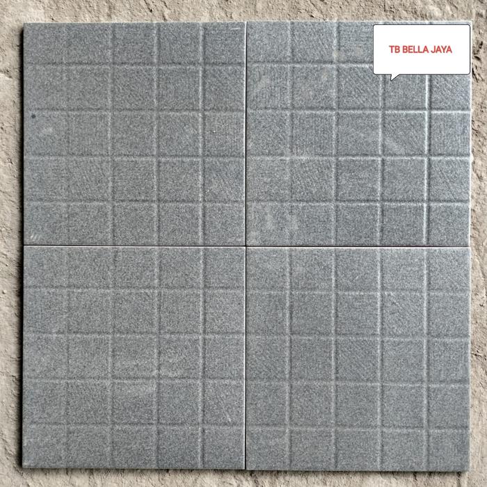 Jual Keramik Lantai Kasar Asia Tile Alpha Series 2525 - Hitam - Kota ...