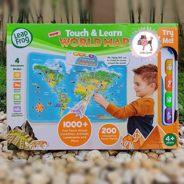 Jual LeapFrog Touch and Learn World Map - Kota Medan - Cookieegoodieenew | Tokopedia