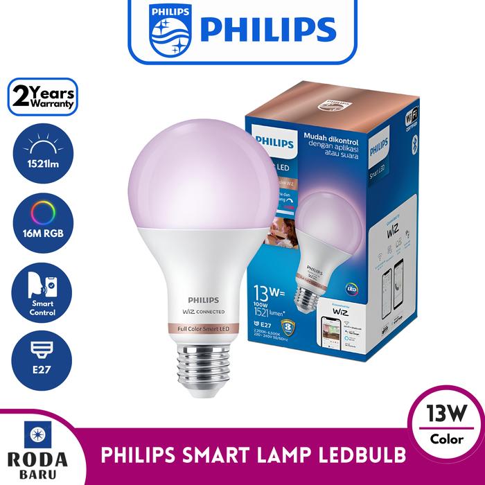 Promo Lampu PHILIPS Smart Lamp Wi-Fi WiFi With Bluetooth LED 13W - All Color - Jakarta Barat ...