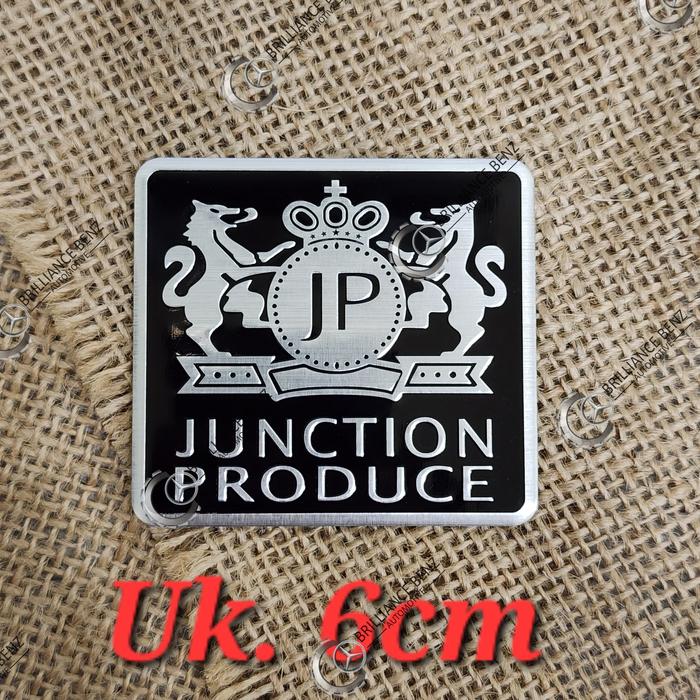 Jual EMBLEM 3D ALUMUNIUM JP JUNCTION PRODUCE STICKER PLAT JUNCTION ...
