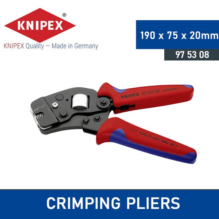 Jual Tang Crimping 97 53 08 Knipex Self-Adjusting Crimping For Wire ...