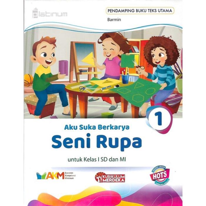 Promo Buku Pelajaran Seni Rupa Kelas 1 SD Kurikulum Merdeka Patinum ...