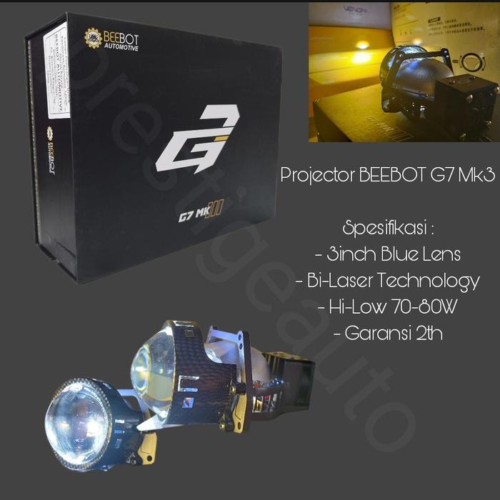 Jual PROJECTOR BEEBOT G7 MK3 - Kota Bekasi - prestigeauto | Tokopedia