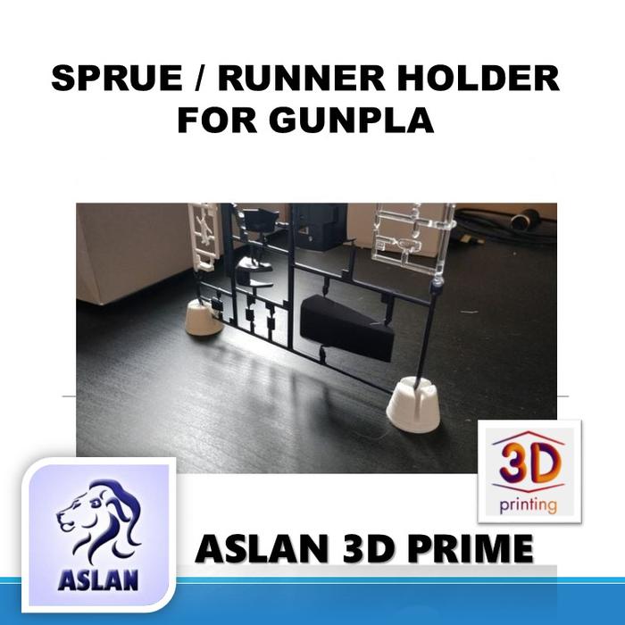 Jual SPRUE / RUNNER VERTICAL HOLDER FOR GUNPLA GUNDAM MODEL 3D Print ...