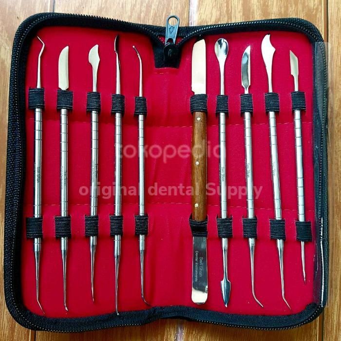 Jual Dental instrument Set Wax Carving instrumen prosto Carver isi 10 ...