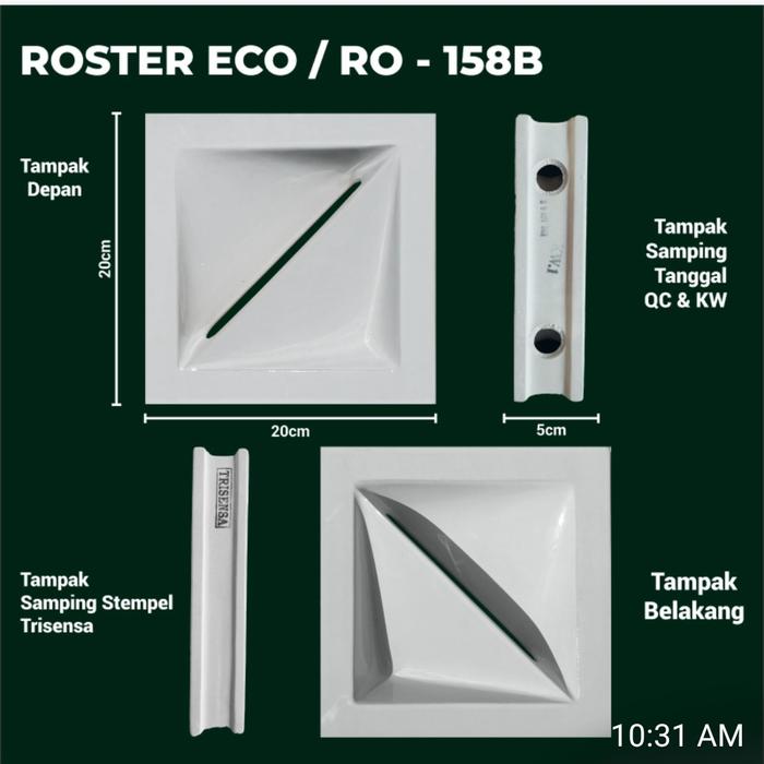 Jual Rooster roster lubang angin RO158B - Jakarta Barat - Central Kran ...