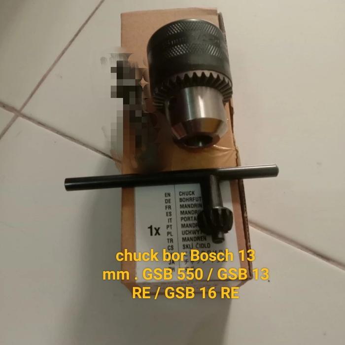 Jual chuck kepala bor Bosch 13 mm GSB 13 RE / 16 RE / 550 impact drill ...