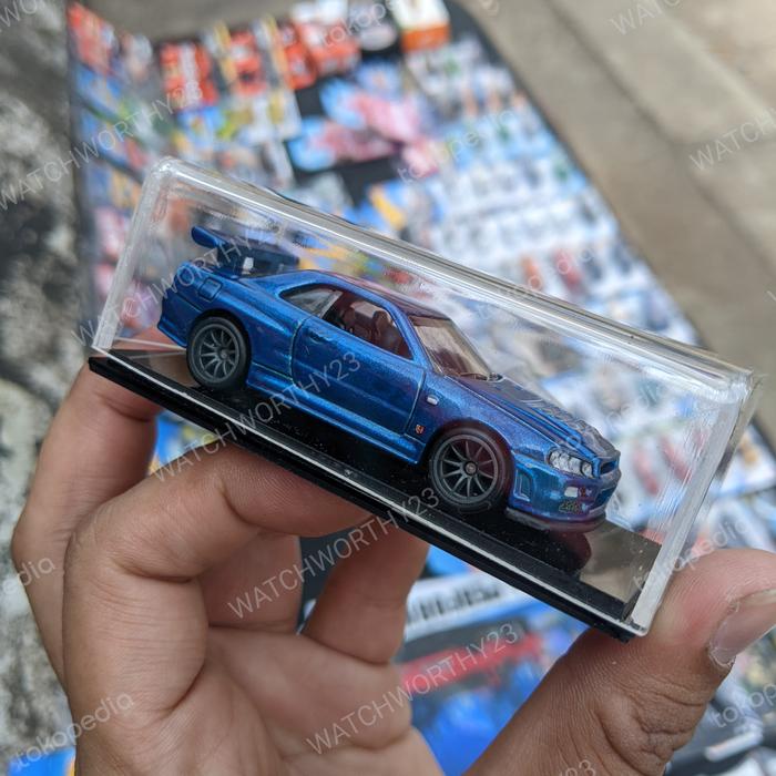 Jual Hot Wheels Premium Nissan Skyline GT-R R34 Biru Loose Fast Furious ...