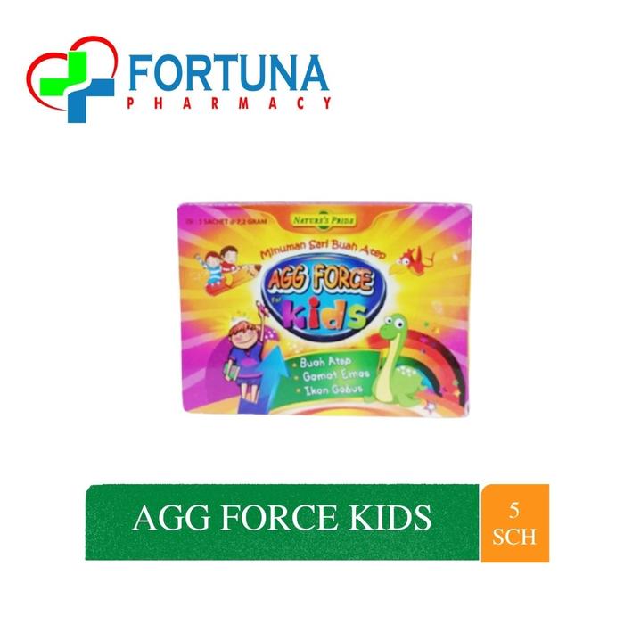 Jual Nature's Pride Agg Force Kids isi 5 Sachet | Minuman Sari Buah ...