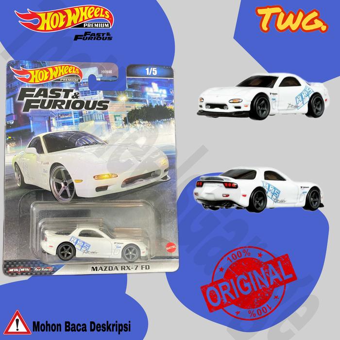 Jual Hotwheels Premium Fast & Furious 2023 Mazda RX7 RX 7 FD HKS Putih ...