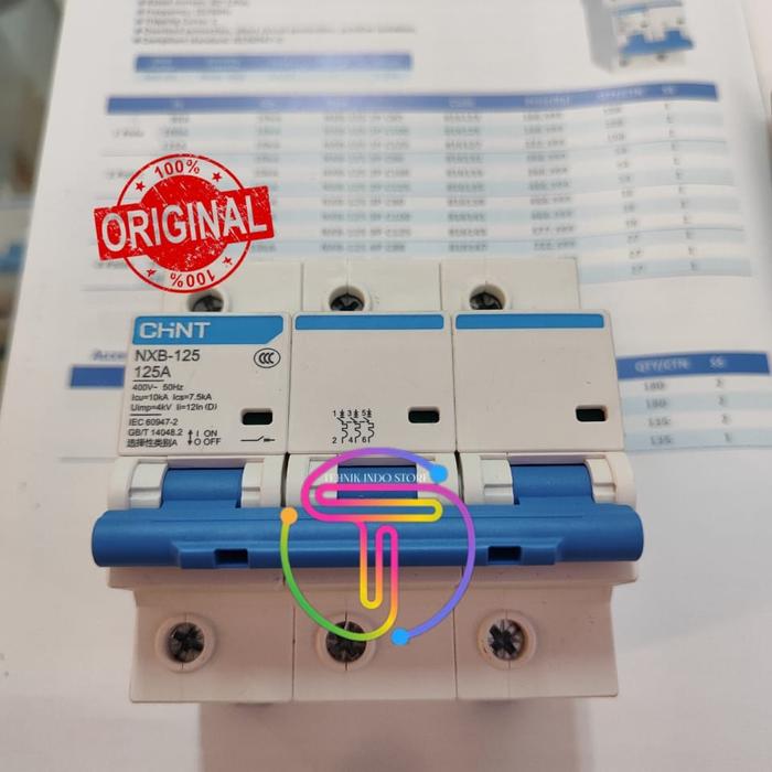 Jual MCB 80A / 100A / 125A 3PHASE 3P 10KA / 10.000KA CHINT ORIGINAL PROMOOO - 125 - Jakarta ...