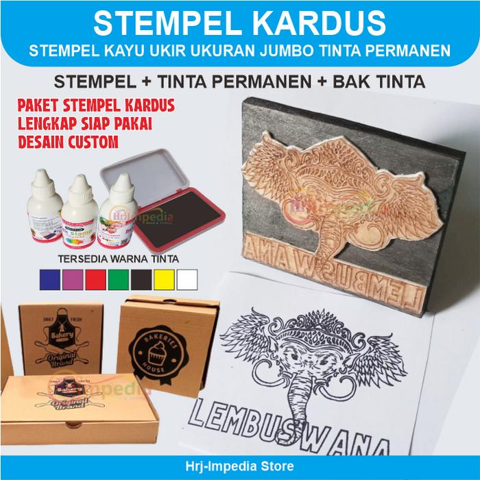 Jual Cetak Stempel Kardus Tinta Permanen | Cetak Stempel Desain Custom ...