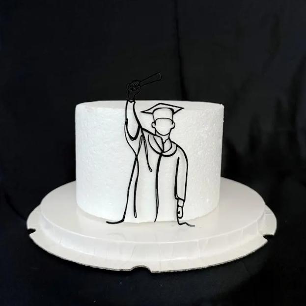 Jual aneka topper cake kue graduation wisuda akrilik acrylic - man ...
