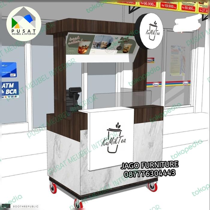 Jual BOOTH MINIMALIS / GEROBAK ES TEH / BOOTH COSTUM - Jakarta Barat ...