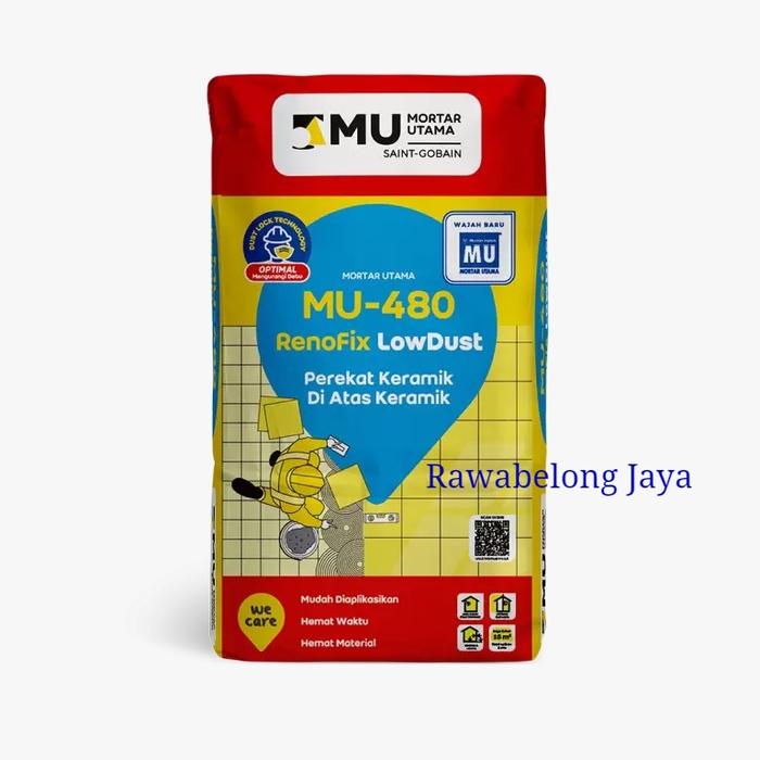 Jual MU 480 MORTAR UTAMA RENOFIX SEMEN PASANG KERAMIK DIATAS KERAMIK ...