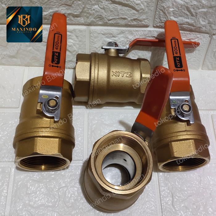 Jual Ballvalve KITZ 2" Inch Kuningan / Ball Valve Kuningan ASLI KITZ - Jakarta Barat - Maxindo ...